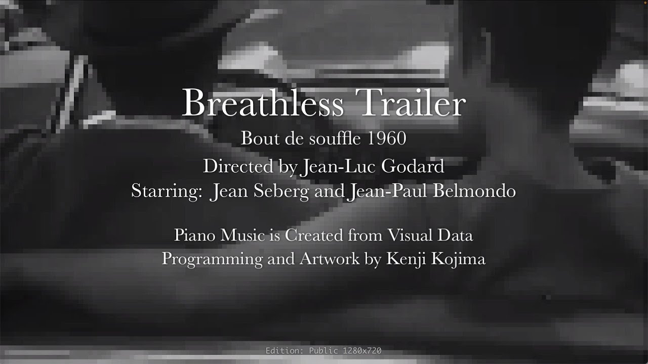 Breathless (1960 trailer) / The Music Interpretation of Movie by Binary ...