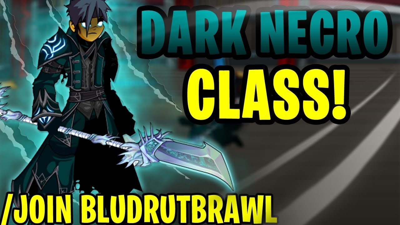 AQW - Dark Metal Necro Class in /JOIN BLUDRUTBRAWL (Gameplay) - YouTube