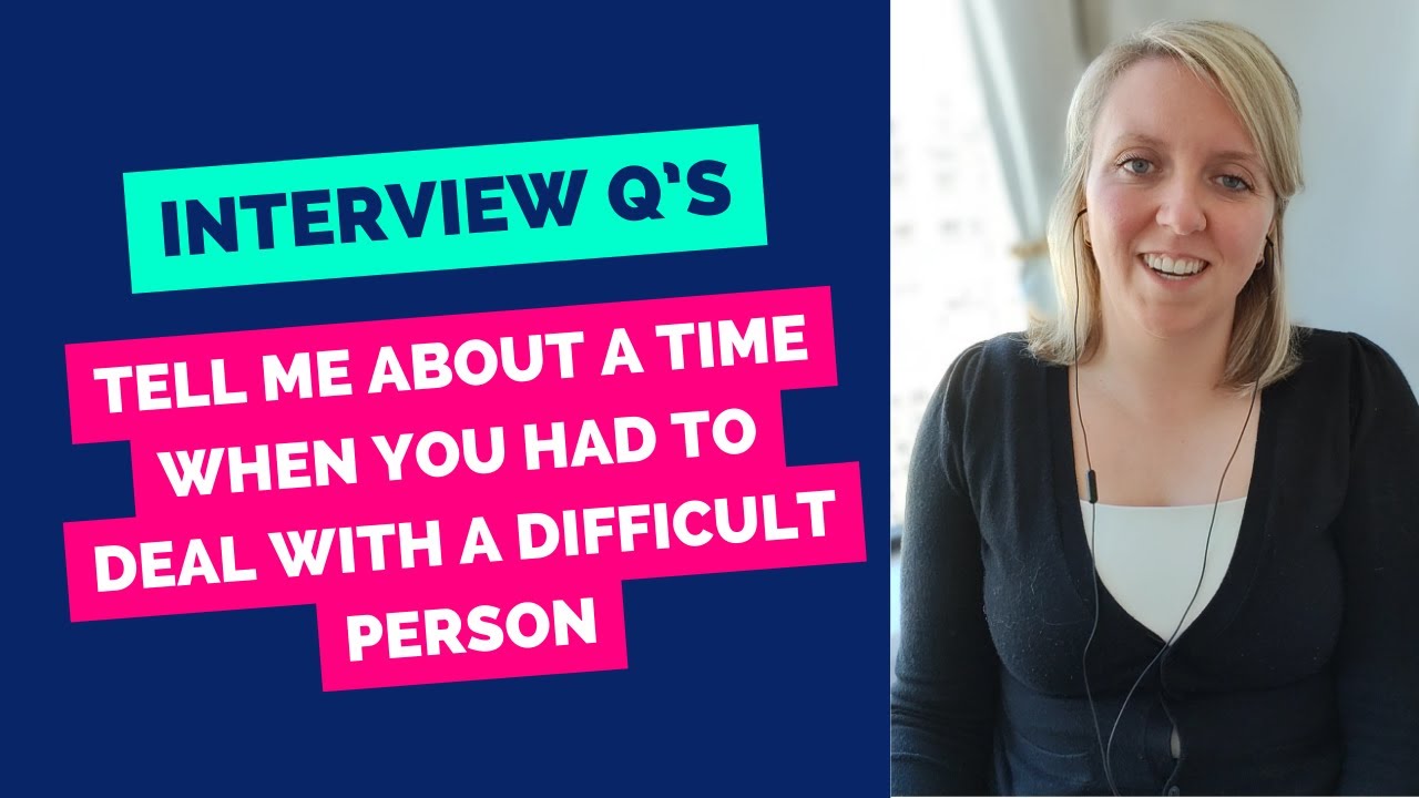 Job Interview Questions: Tell me about a time when you had to deal with ...
