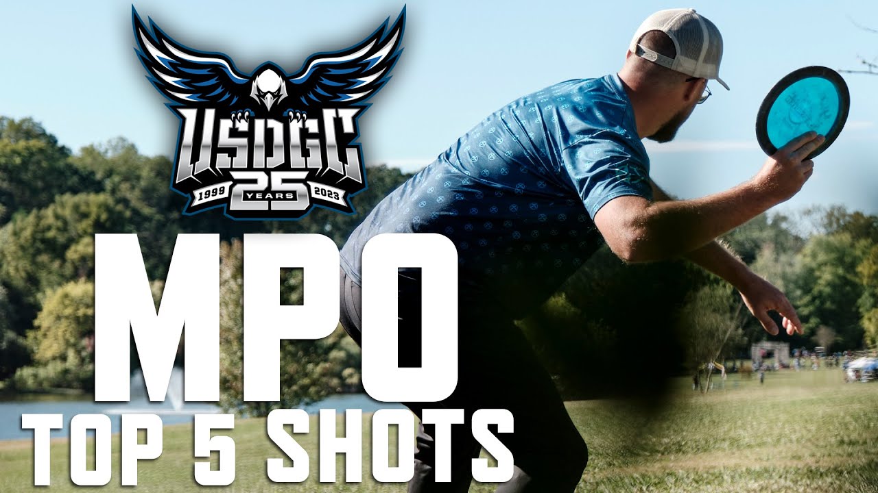 The 5 BEST Shots from the United States Disc Golf Championship - YouTube