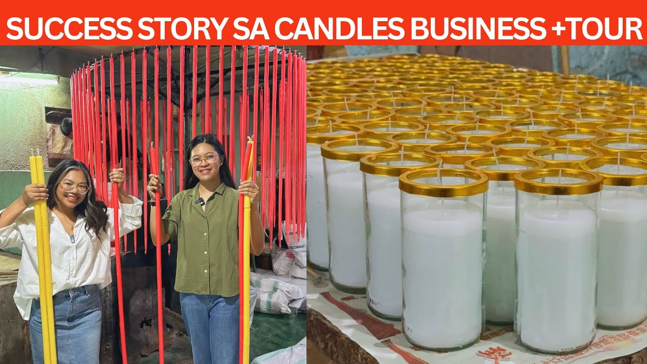 Success Story sa Kandila (Candles Making) + Tour sa Production! - YouTube