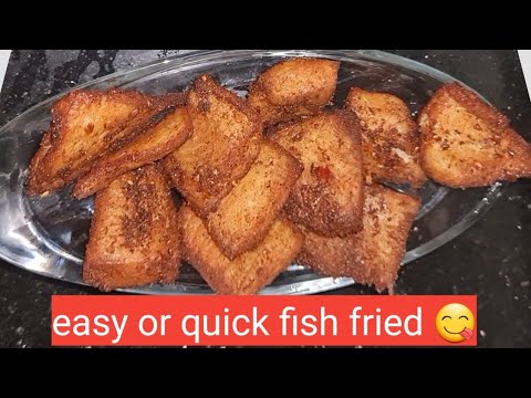 fish fried recipe// simple or quick crispy boneless fried fish recipe ...
