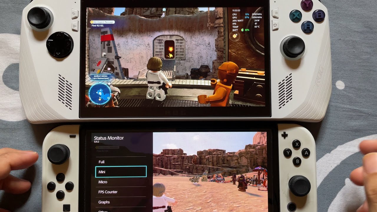 Lego Star Wars: The Skywalker Saga - Nintendo Switch 50 fps | Asus Rog ...