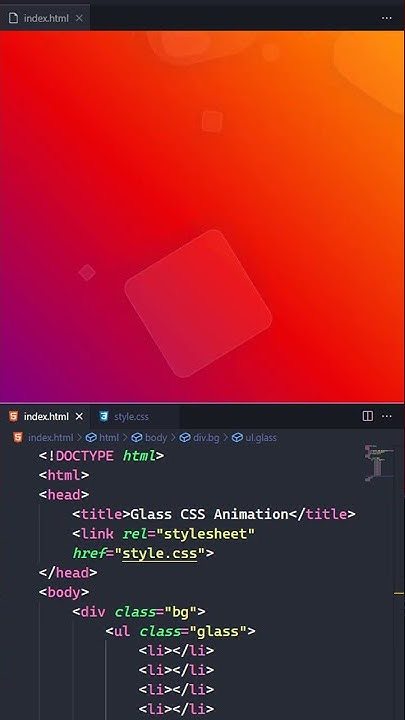 Multiple Glass Css Animation Thinhpham Shorts Youtube