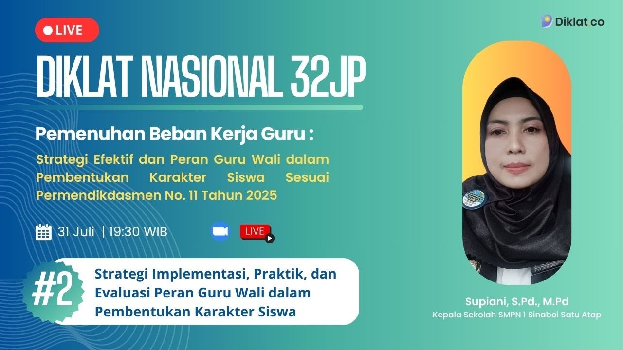 Diknas 32JP #2 Strategi Implementasi,Praktik & Evaluasi Peran Guru Wali ...