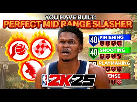 This MID-RANGE SLASHER Build is BREAKING NBA 2K25... - YouTube