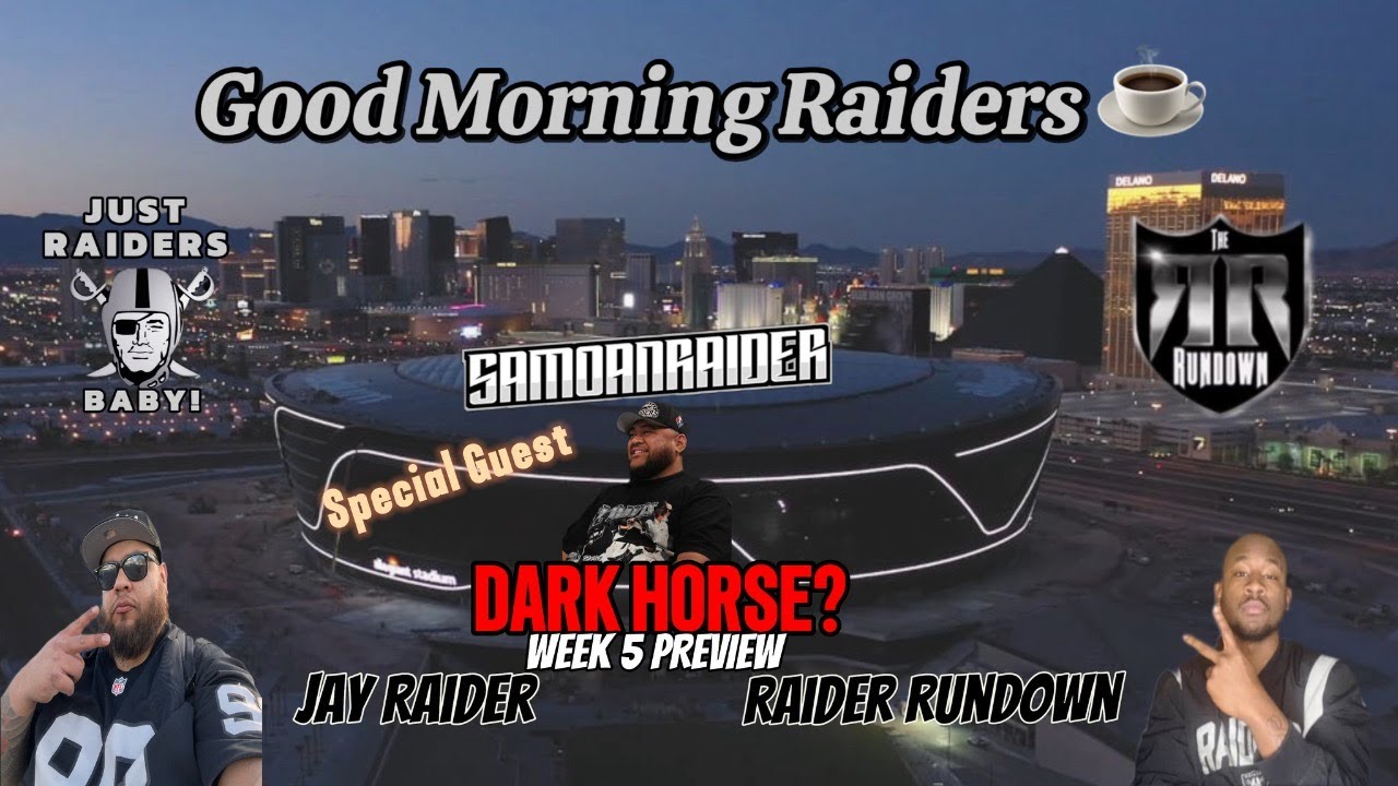 Dark Horse? - Week 5 Preview | Good Morning #Raiders ☕ - YouTube