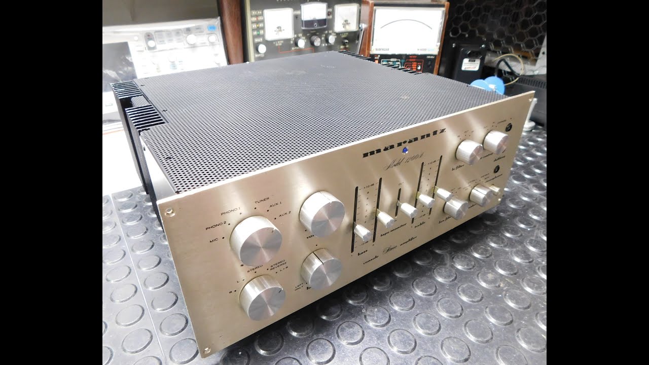 MARANTZ MODEL 1200B CONSOLE STEREO AMPLIFIER - 1972 (1ª Parte) - YouTube