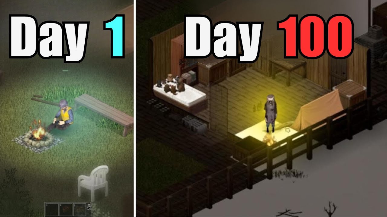 Surviving the HARDEST Winter Challenge in Project Zomboid (100 Days ...
