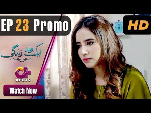 Aik Bond Zindagi - EP 23 Promo | Aplus| Sania Shamshad, Kamran Jilani | Pakistani Drama | C8D1