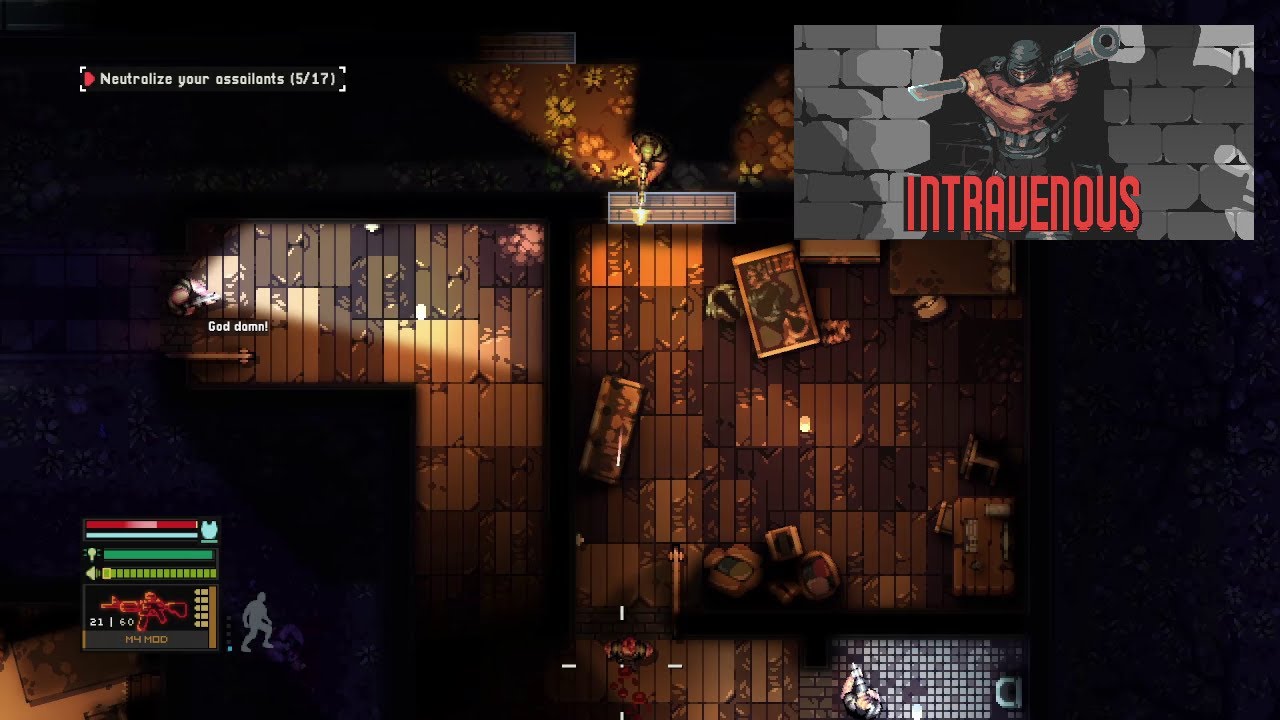 Intravenous Demo Gameplay Preview - Difficult overhead tactical shooter ...