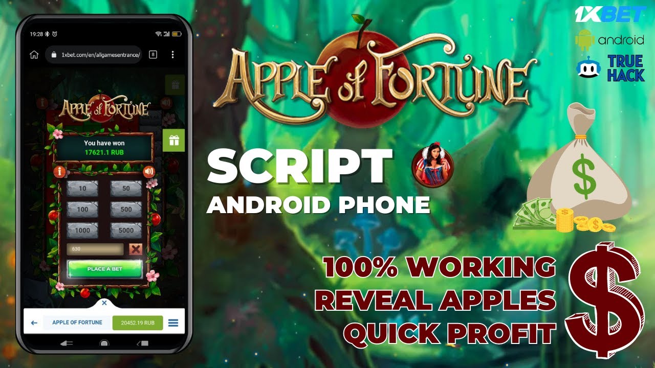 Apple of Fortune Mobile Script #1xbet #script #hack #1xgames #truehack ...