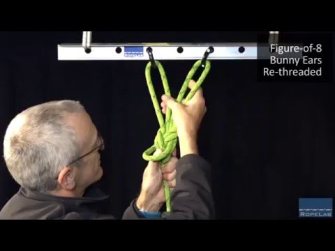 Figure-of-8, Bunny Ears, Rethreaded - YouTube