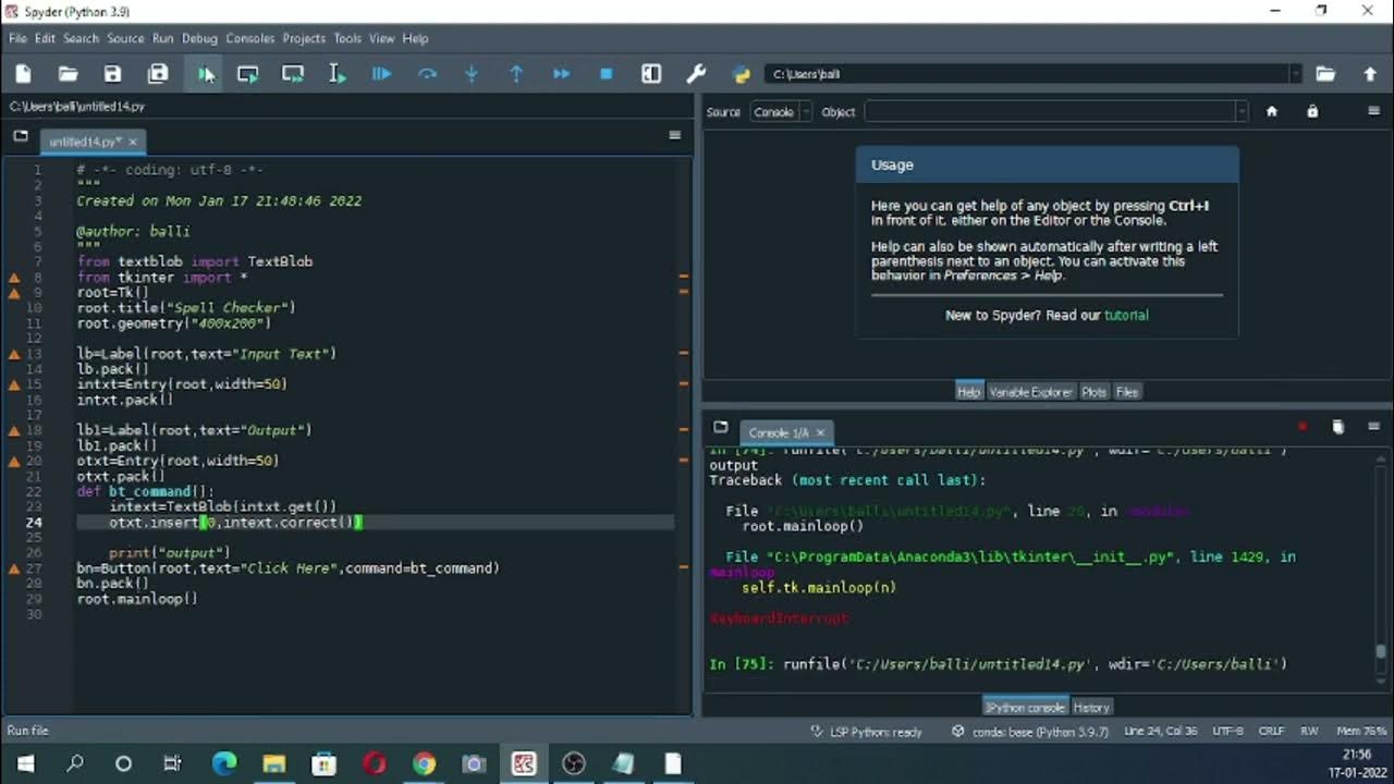 English word Spell Check , correction and suggestions using Python ...