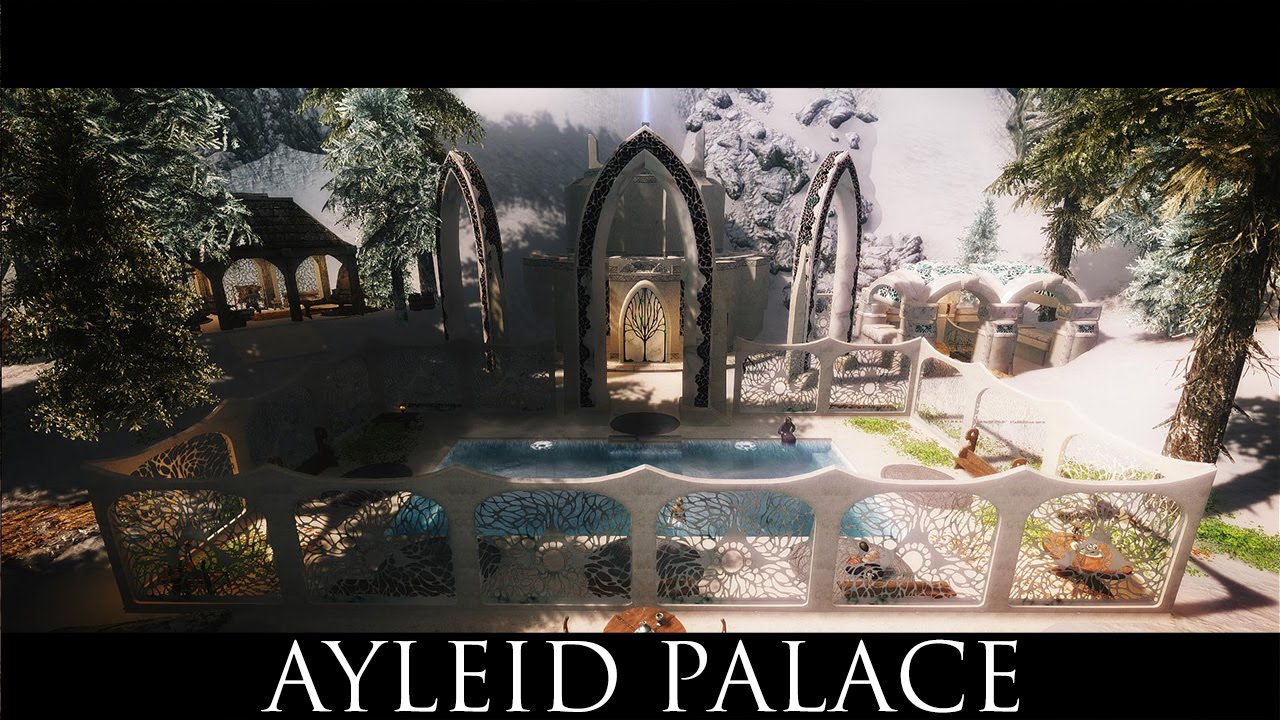 TES V - Skyrim Mods: Ayleid Palace - YouTube