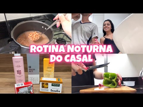 VLOG: ROTINA NOTURNA REAL | COZINHANDO, COMPRINHAS, MARIDO CHEGOU TARDE