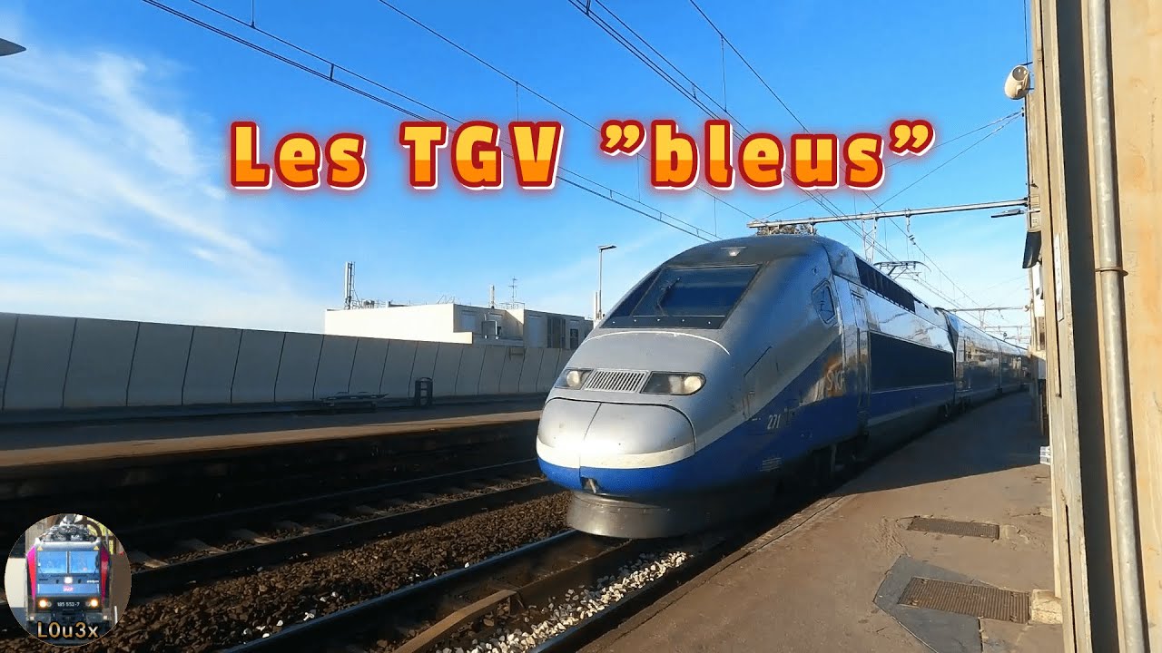 Archive n°3: les TGV en livrées Atlantique et Lacroix [partie 2] - YouTube
