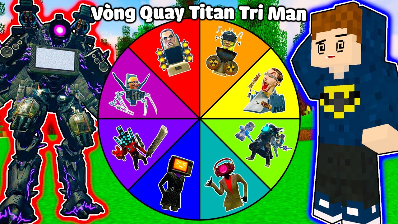 JAYGRAY MỜI TITAN TRI MAN THAM GIA VÒNG QUAY SKIBIDI TOILET TRONG ...