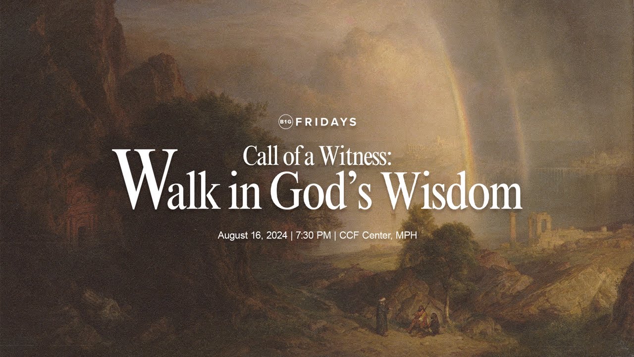 Call of a Witness: Walk in God's wisdom - YouTube