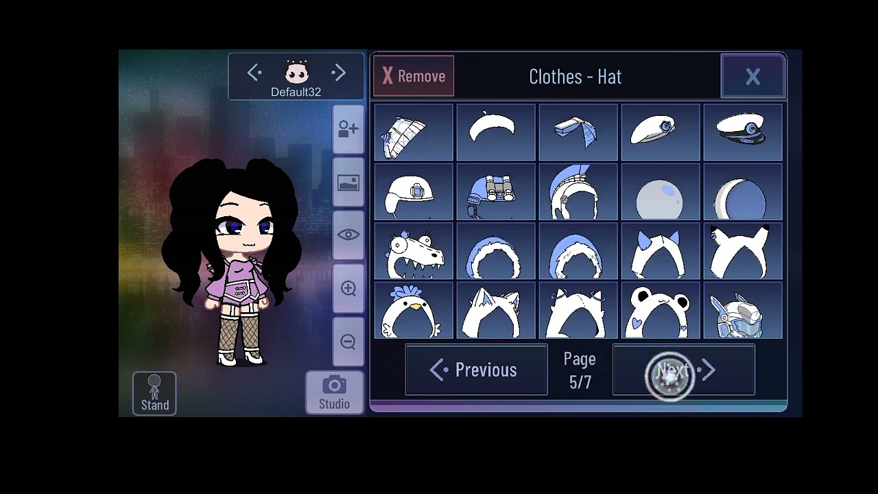 it looks like when I'm on gotcha club and making a character - YouTube