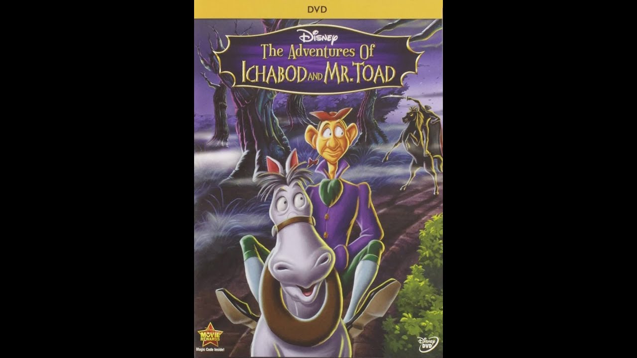 The Adventures Of Ichabod And Mr Toad 1949 DVD Opening - YouTube