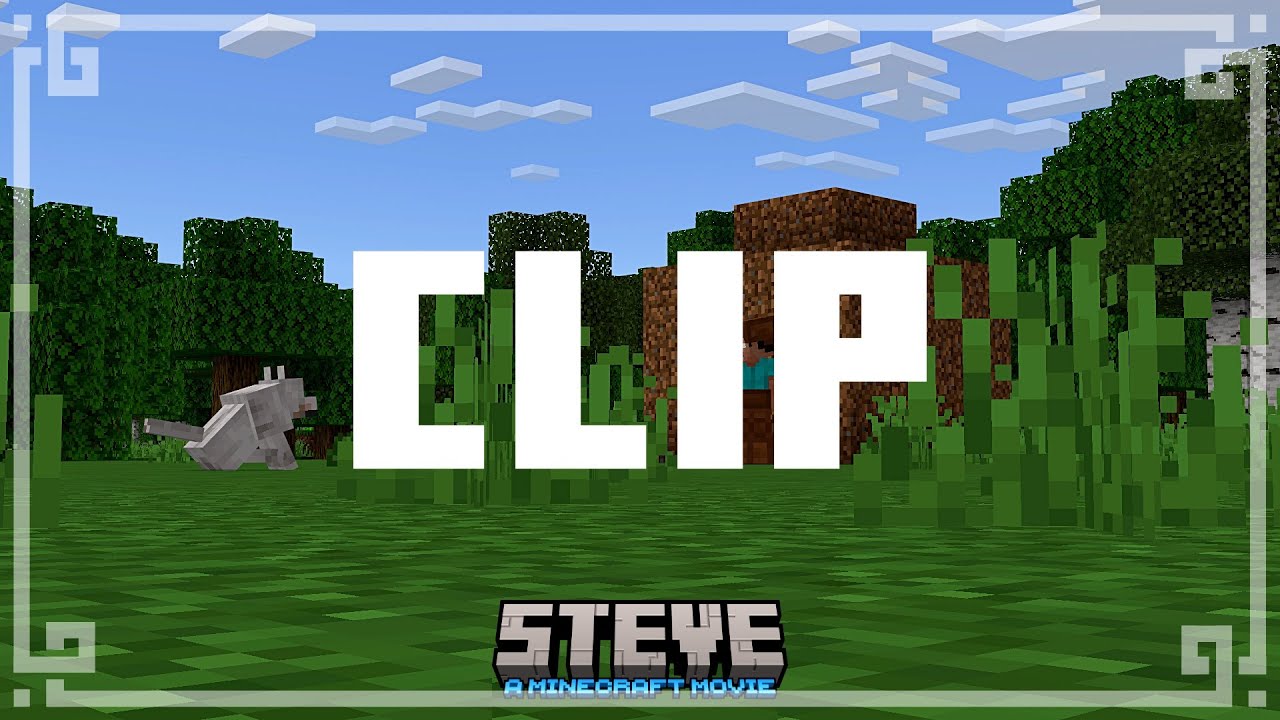 STEVE, a Minecraft movie || Clip #1 - YouTube