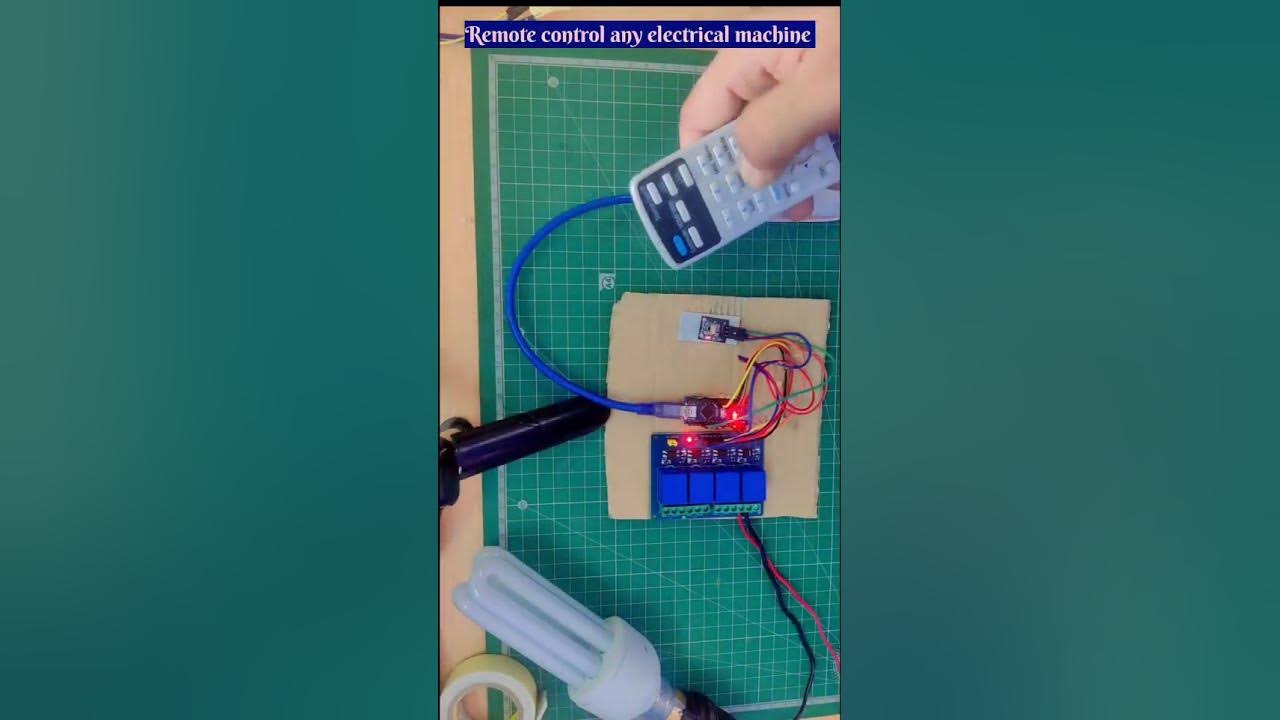 ir receiver module working video | science project #irsensor #unboxing #project #remotecontrol # ...