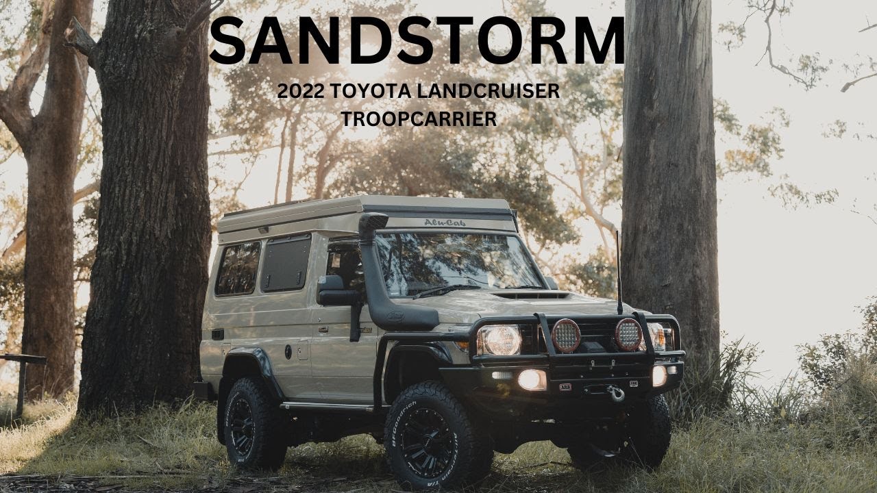 TROOPY WALKTHROUGH - Sandstorm - 652Ah Lithium in a Troopy! - YouTube