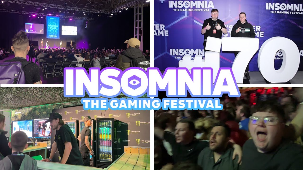 INSOMNIA 70 WEEKEND VLOG! (Insomnia Gaming Festival) - YouTube