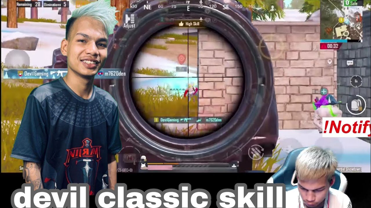 မြန်မာစတွင်မှာ devil Gaming pubg skill😱 - YouTube