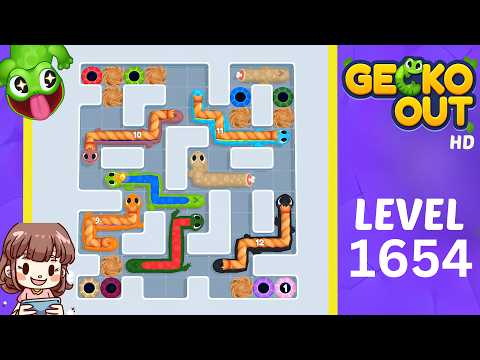 Gecko Out Level 1654 Solution Walkthrough