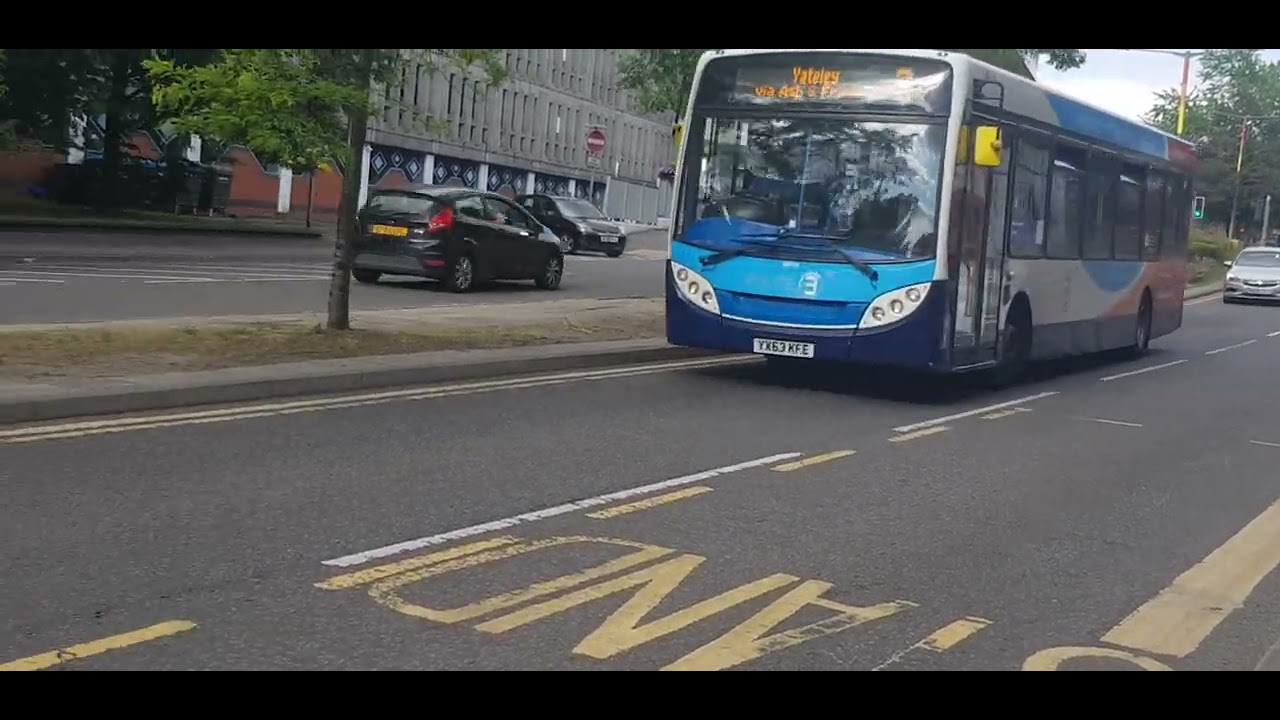 Here is the stagecoach bus 36916 on the number 3 in Camberley with the ...