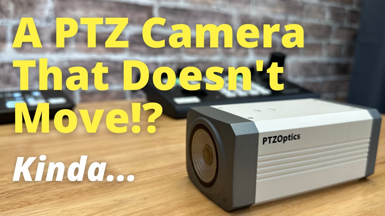 PTZOptics ePTZ Camera - SDI Stationary Camera - YouTube