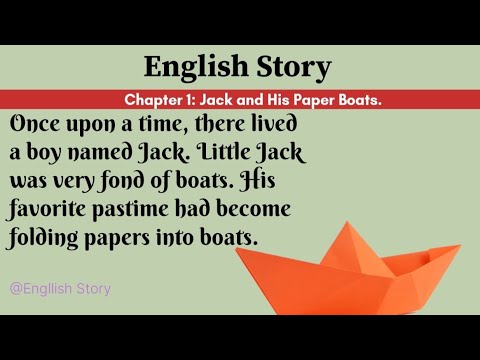The Magical Adventure of The Boy in the Paper Boat | Learn English ...