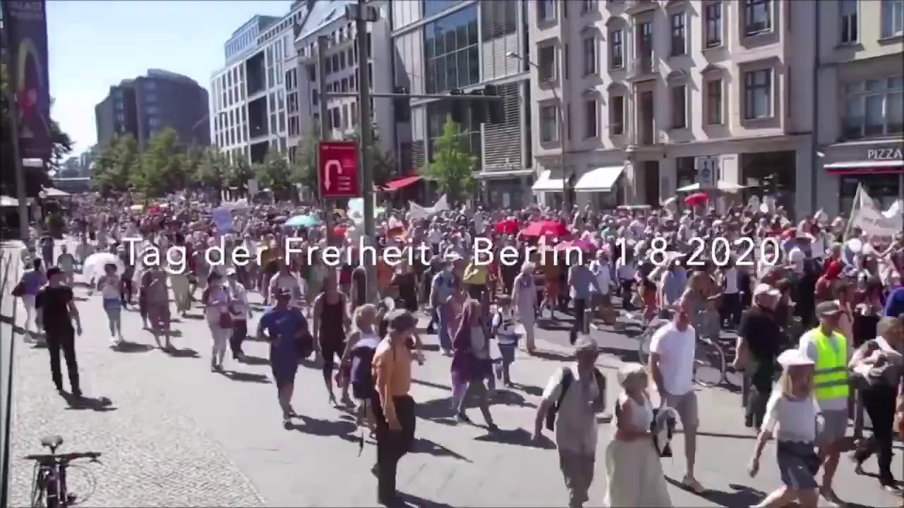 01.08.20 Tag der Freiheit in Berlin - YouTube
