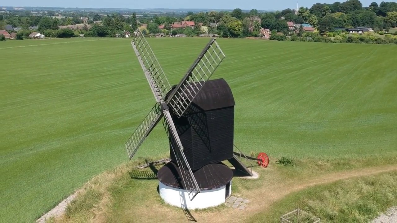 Pitstone windmill - YouTube