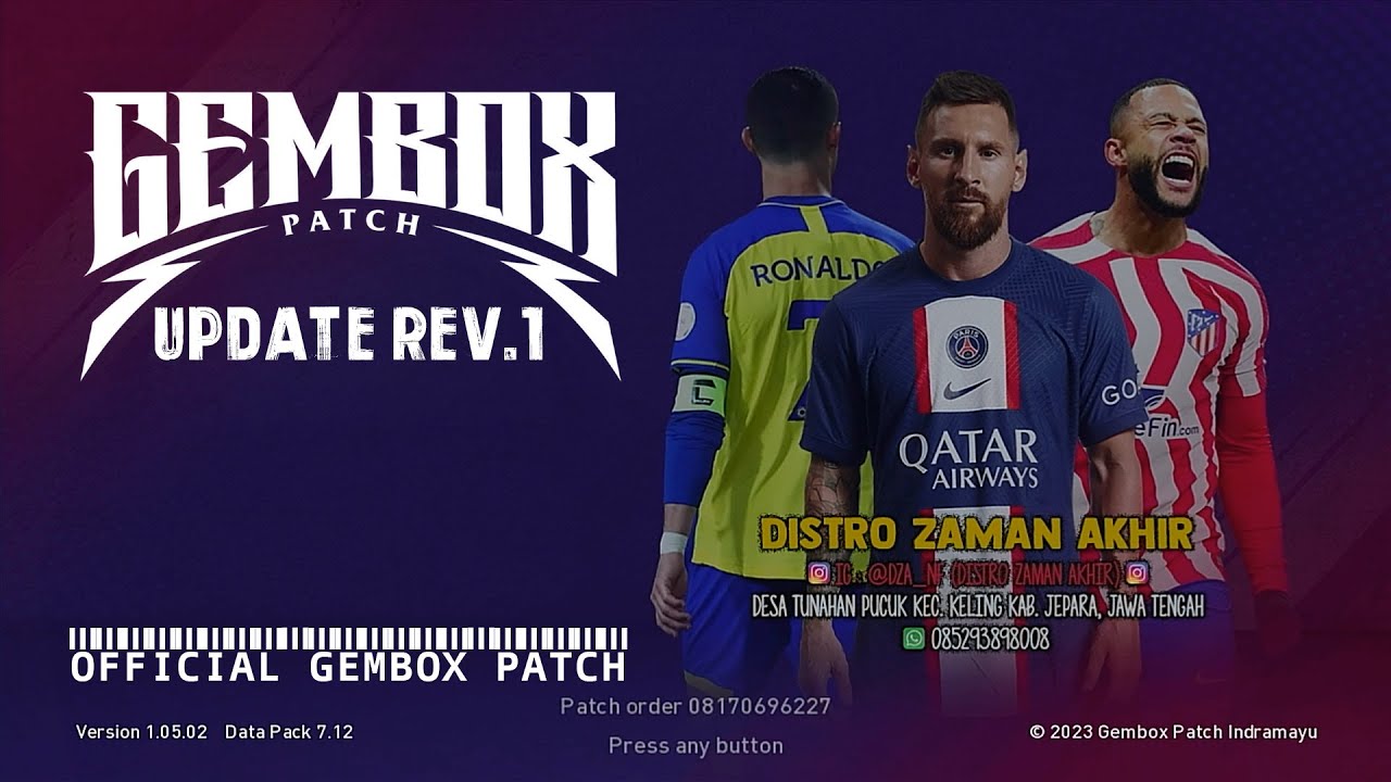 Efootball 2023 winter transfer REV 1 Gembox patch Official - YouTube