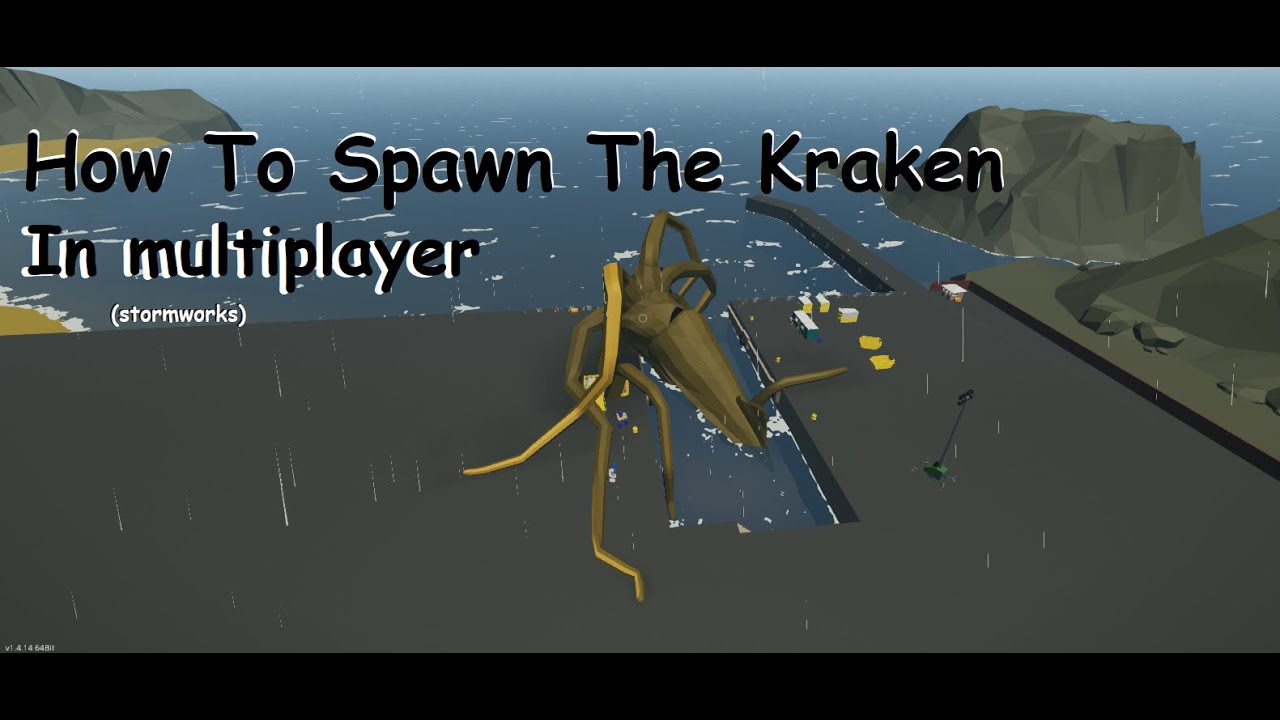 How To Spawn The Kraken In Multiplayer Stormworks *really easy version ...