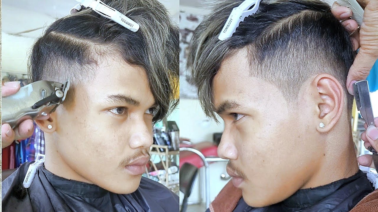 Easy haircut tutorial - YouTube