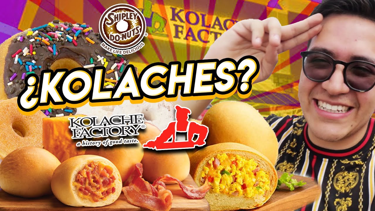 ¿KOLACHES EN HOUSTON? Kolache Factory vs Shipley Donuts - YouTube