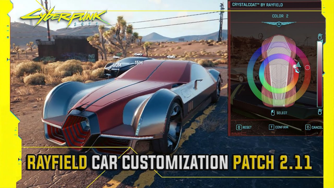 Customize Rayfield Vehicles - Cyberpunk 2077 (Patch 2.11) - YouTube