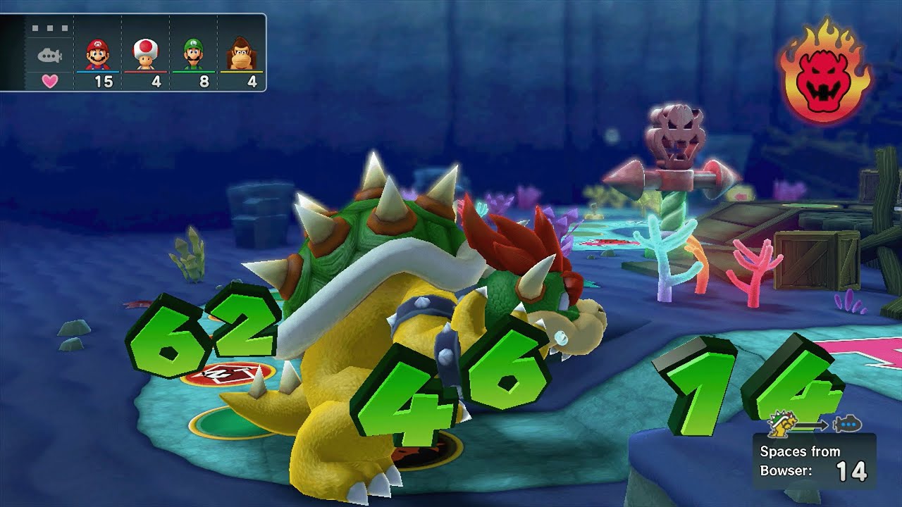 Mario Party 10 - Mario, Luigi, Toad, Donkey Kong vs Bowser - Whimsical ...
