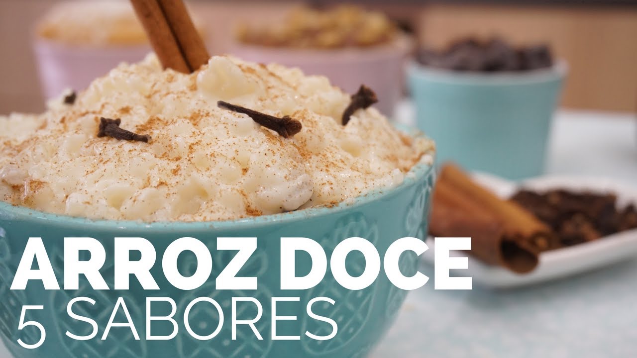 ARROZ DOCE EM 5 VERSÕES DELICIOSAS! (rice pudding) BELLARIA CHOCOLATIER ...