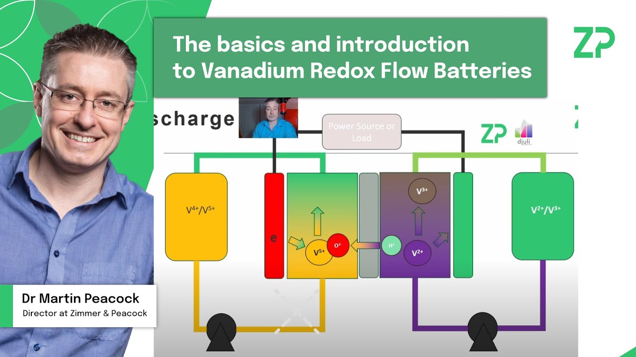 The basics and introduction to Vanadium Redox Flow Batteries - YouTube The basics and introduction to Vanadium Redox Flow Batteries - YouTube