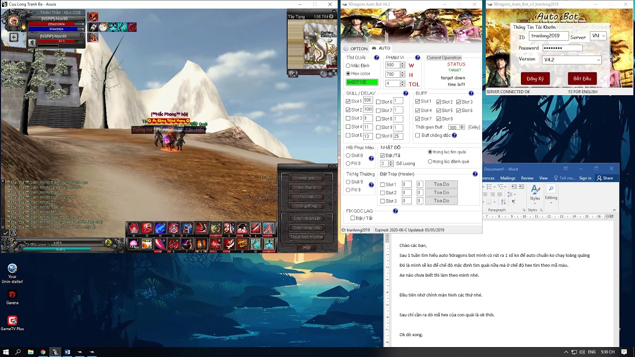 9Dragons Auto Bot - Hex Target Finding - YouTube