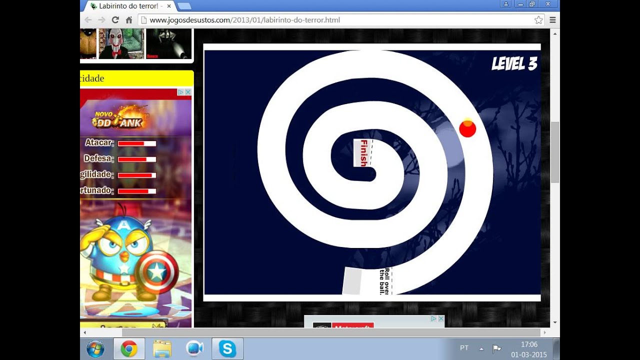 super jogo labirinto do terror - YouTube