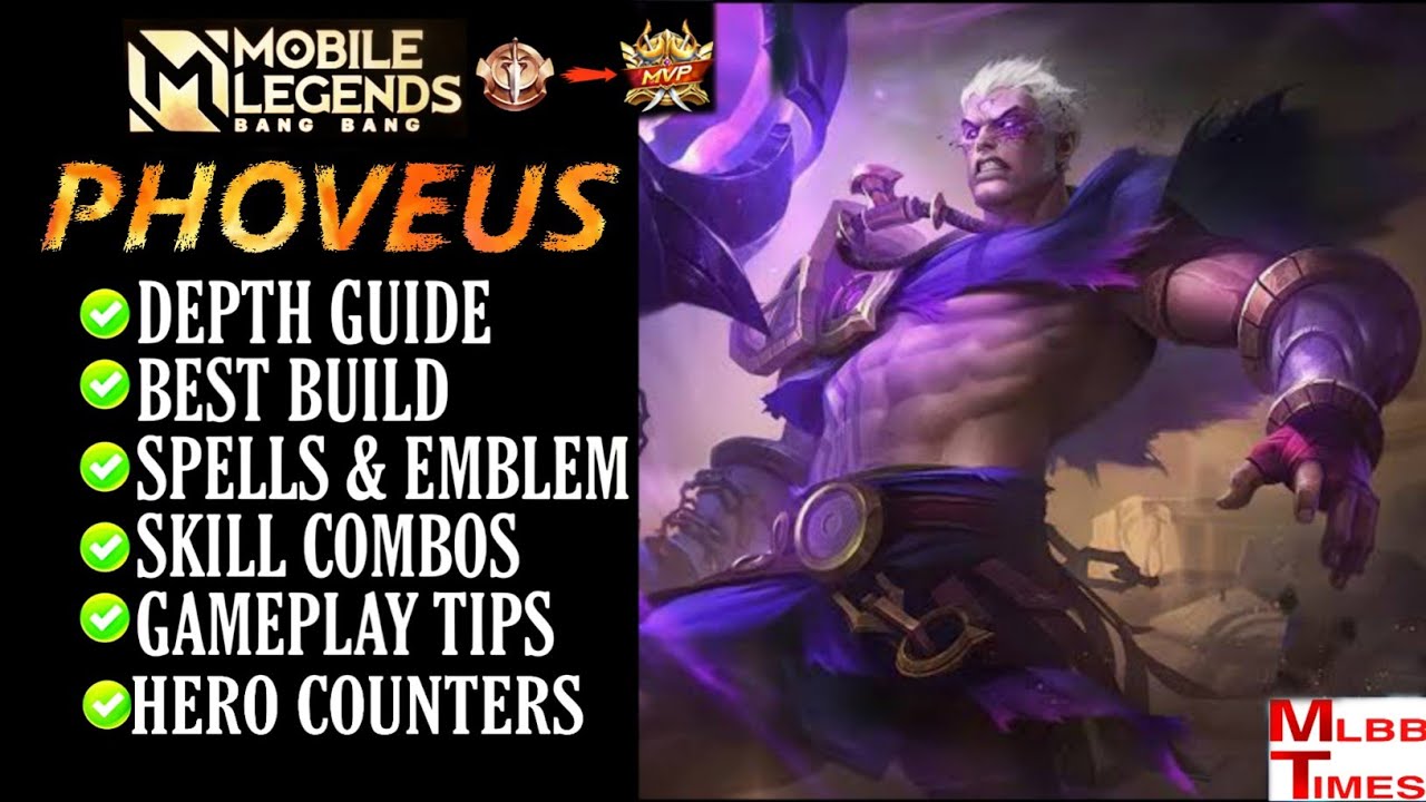 Phoveus best guide 2022 mobile legends | Phoveus Best build | Phoveus ...