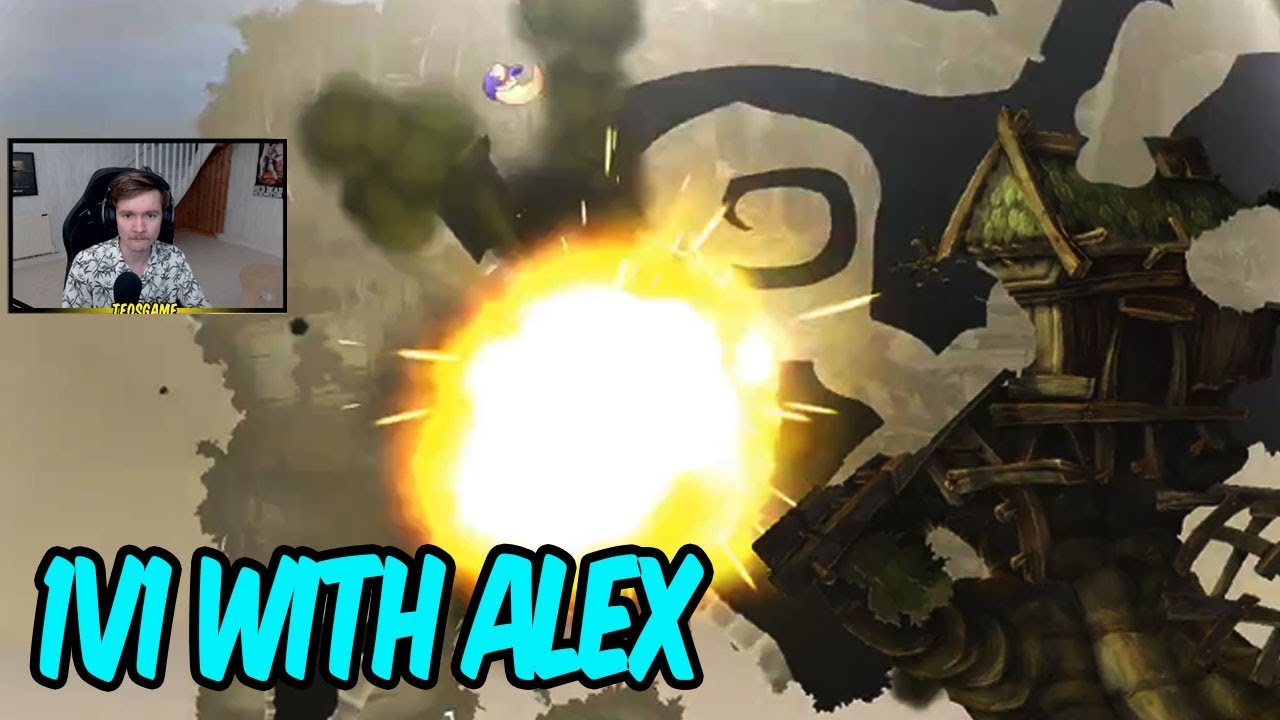 Teo 1v1s Alex in Worms - YouTube