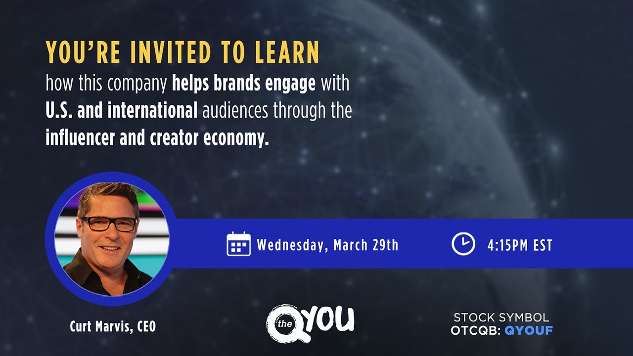 RedChip Investor Group Call with QYOU Media Inc. (OTCQB: QYOUF) - YouTube