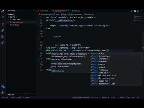 How to navigate from one page to another | Html | CSS - YouTube